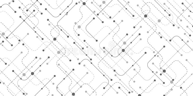 Technological Abstract Linear Background.Engineering Drawing of Future ...
