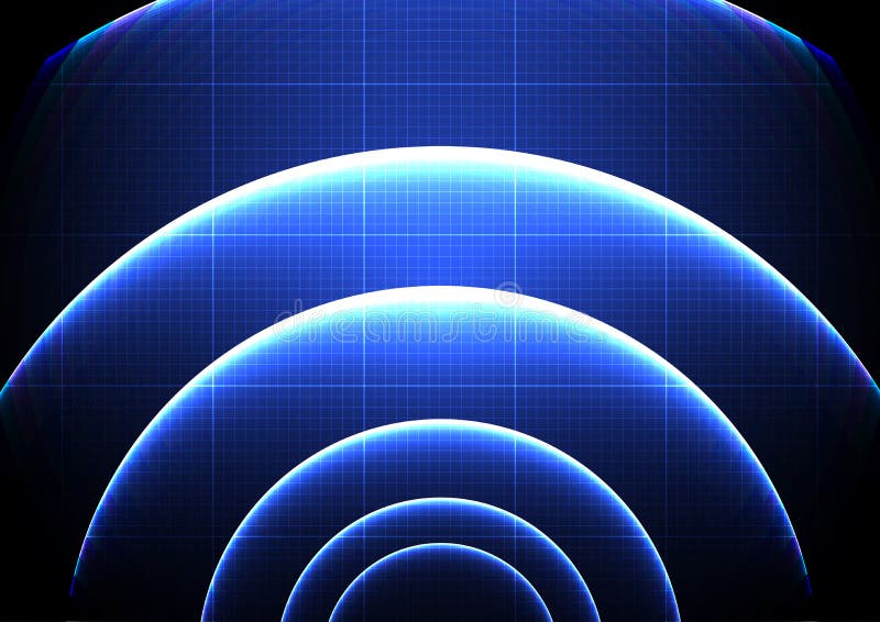 Technological Abstract Signal Search Background Vector Stock Vector ...