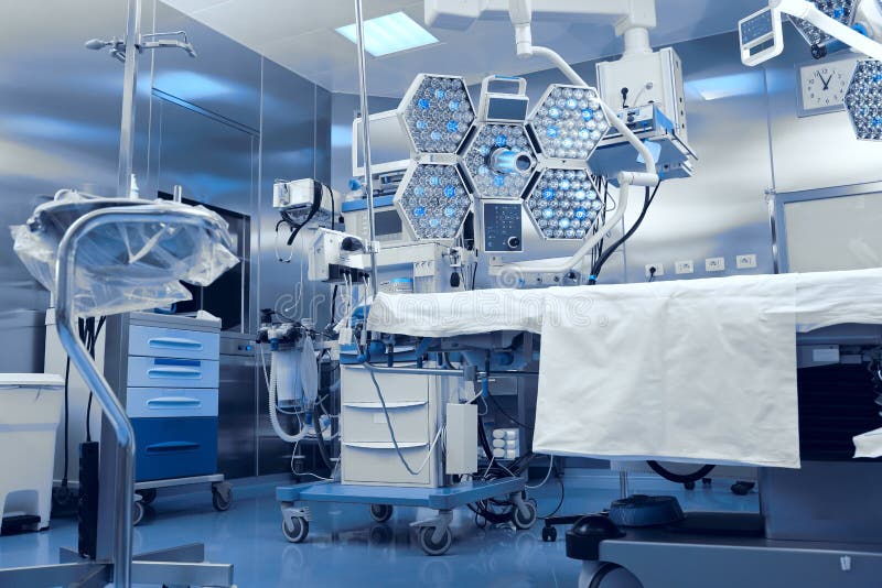 Technological Advanced Equipment in Clinical Operating Room Stock Image ...