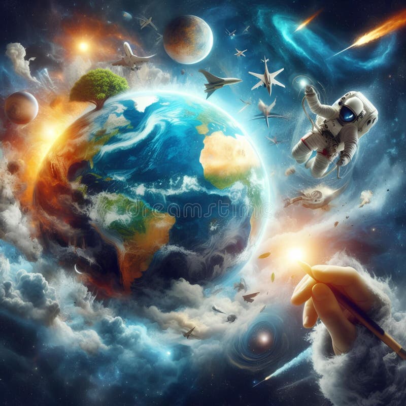 Technological Advances Around the World, Created by Ai Stock ...