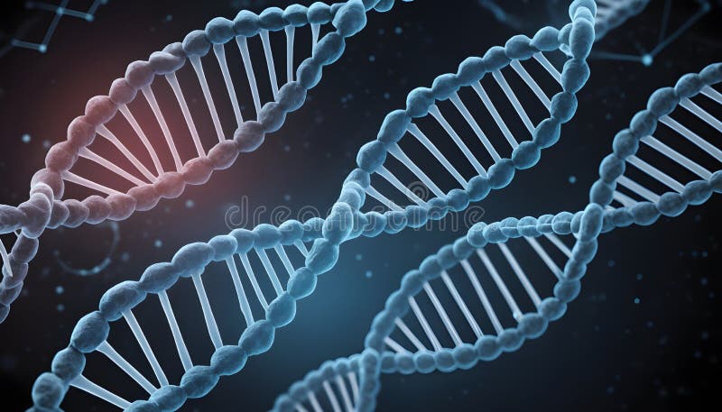 Technological Biotechnology Theme with Vibrant Molecular Graphics ...