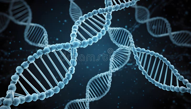 Technological Biotechnology Theme with Vibrant Molecular Graphics ...