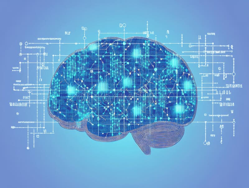 Brain Blueprint Stock Illustrations – 911 Brain Blueprint Stock ...