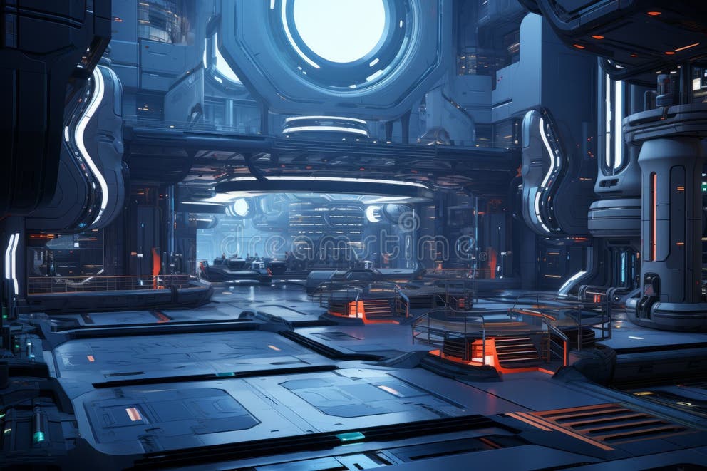 Technological 3D Advanced Interfaces Stock Illustration - Illustration ...