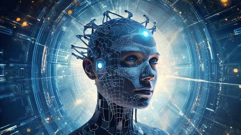 Technological Evolution of the Digital Mind. Embracing Artificial Intelligence. . Generative AI ...