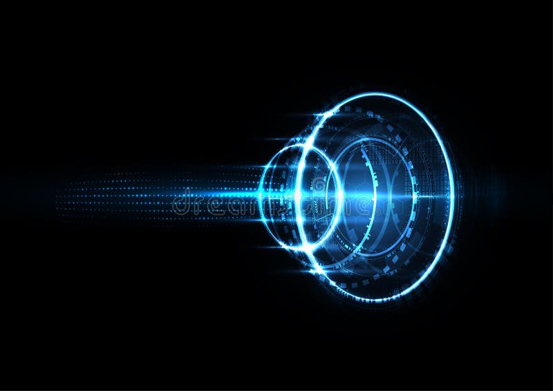 Technological Future Worldwide System Abstract Background Template ...