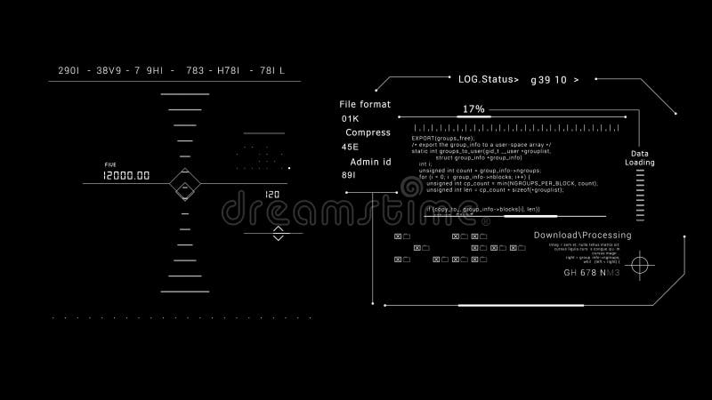 PNG Alpha.HUD Elements.Type 2 Stock Video - Video of background ...