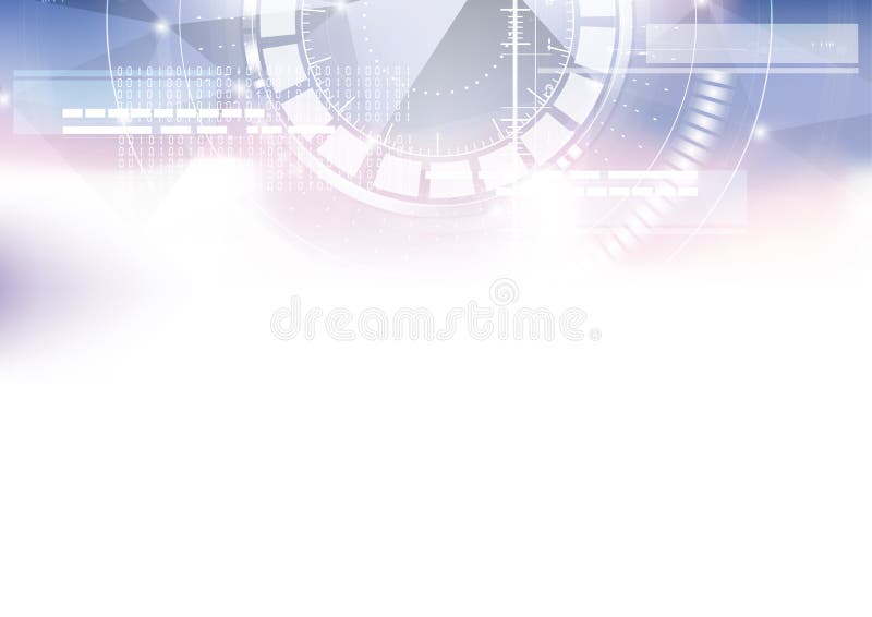 Technological Geometric Colorful Scanning Interface on Top Abstract ...