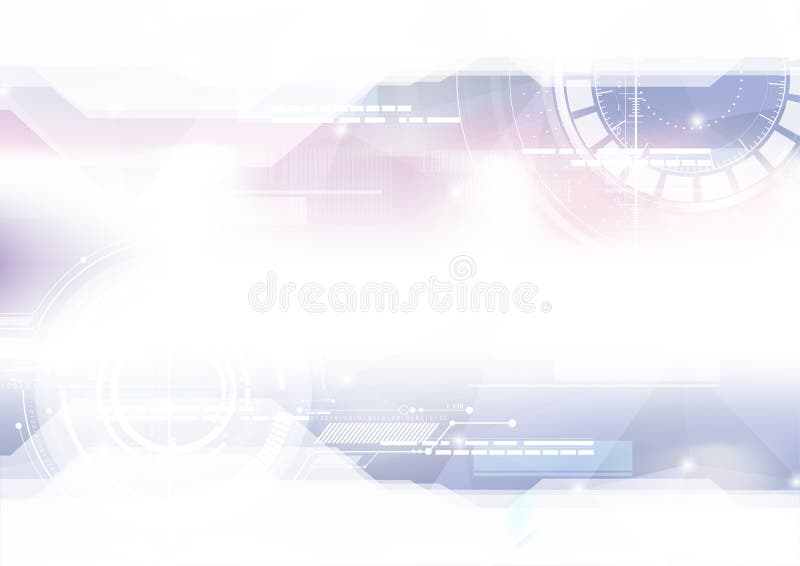 Technological Geometric Colorful Space Interface Abstract Background ...