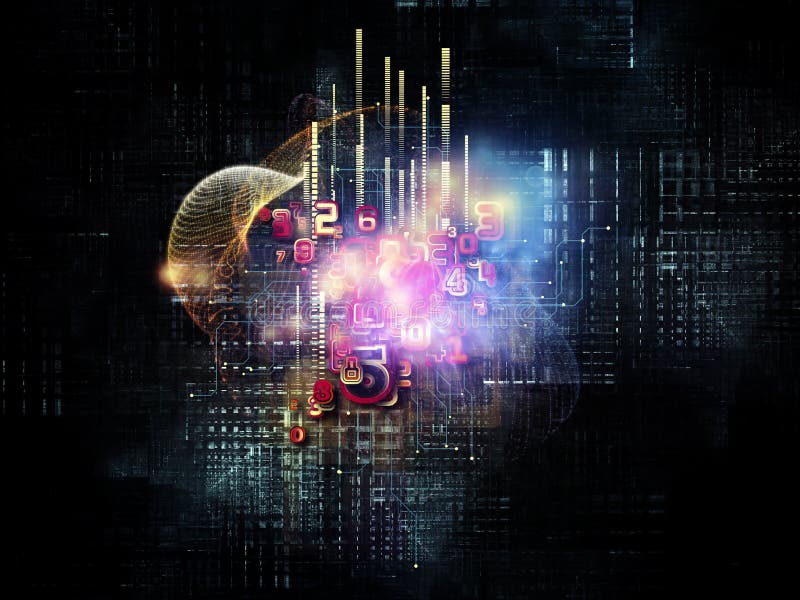 Technological Grunge Texture. Stock Image - Image of technology ...