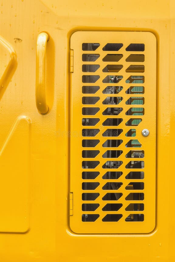 Technological Hatch in the Engine Deck Mechanism Stock Photo - Image of ...