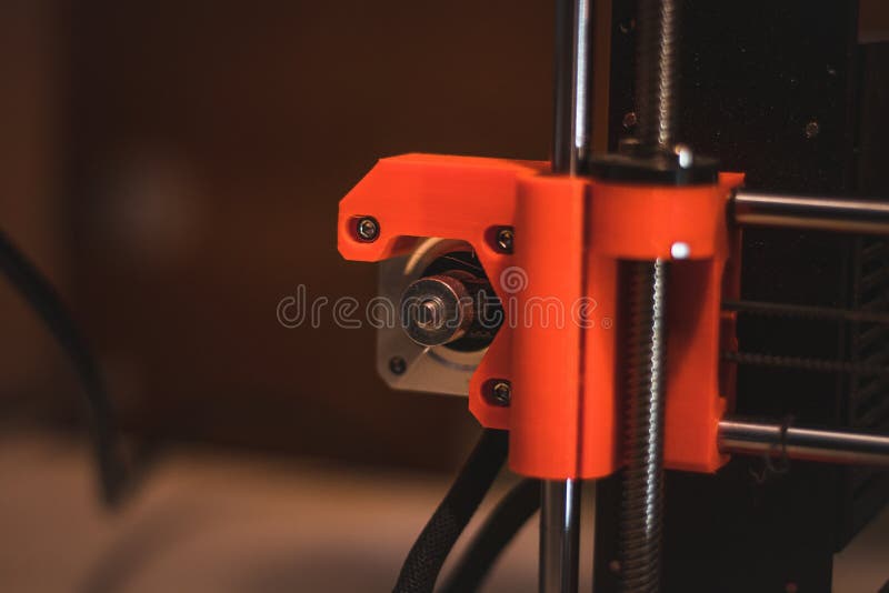 Technological Hi-teg Tool for Making New Things. a Black and Red 3D ...