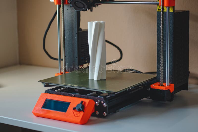 Technological Hi-teg Tool for Making New Things. a Black and Red 3D ...