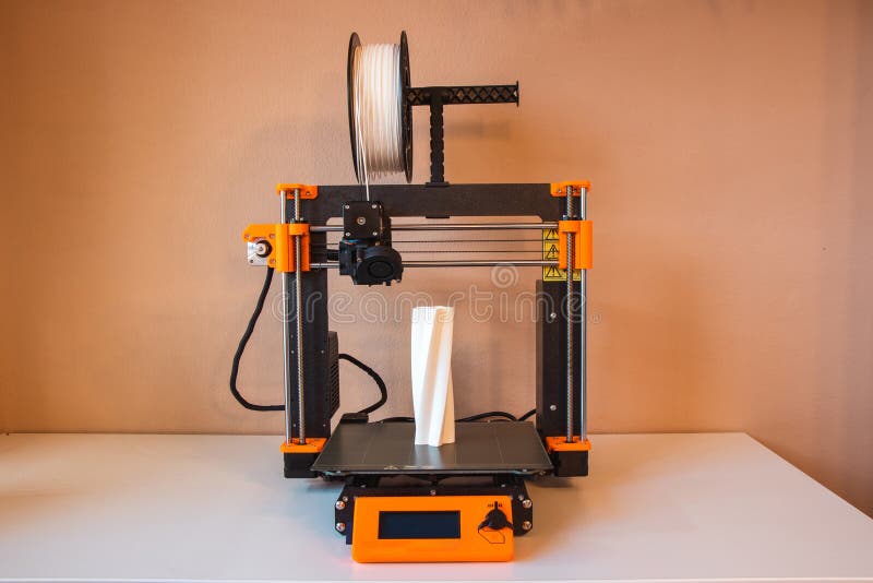 Technological Hi-teg Tool for Making New Things. a Black and Red 3D ...