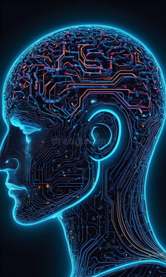 Brain Neurotechnology Stock Illustrations – 884 Brain Neurotechnology ...