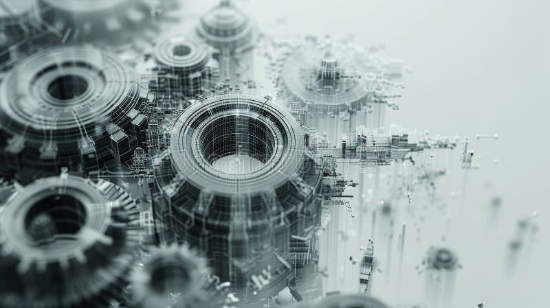 Technological Innovation: Abstract Generative AI Digital Tech Concept ...