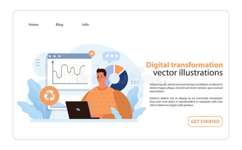 Technological Innovations. Digital Progress, Digitalization Stock ...