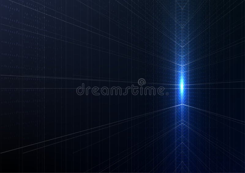 Technological Intelligent Metric Space Abstract Background Template ...