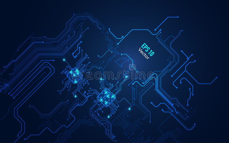 Technological background stock illustration. Illustration of grungy ...