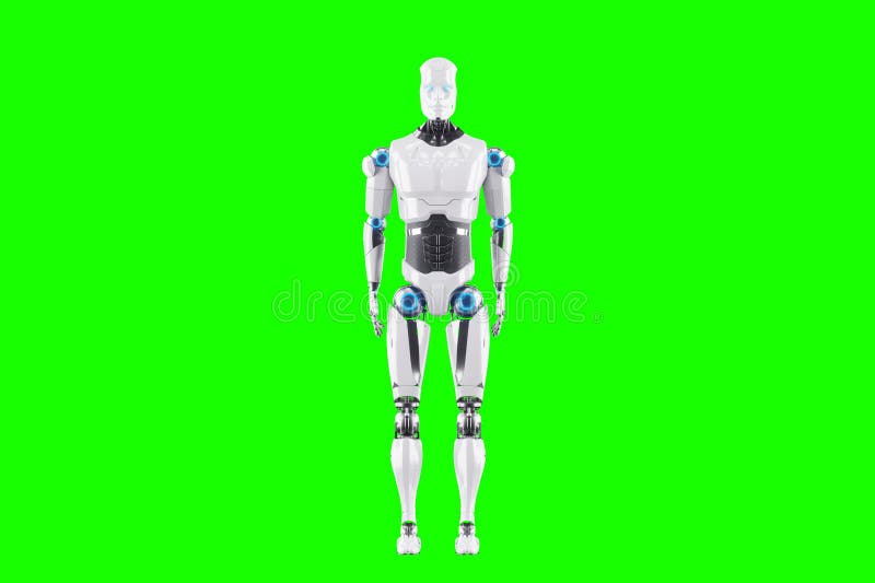 Technological Modern Robot Body Full Body , Photorealism. Neural ...