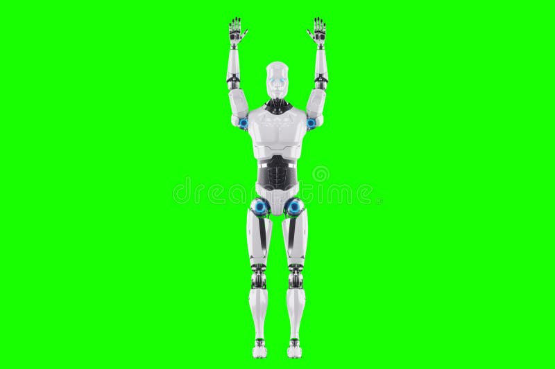 Technological Modern Robot Body Full Body , Photorealism. Neural ...