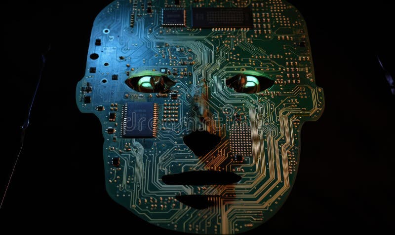 Technological Portrait Circuit Board with a Human Touch Creating Using ...