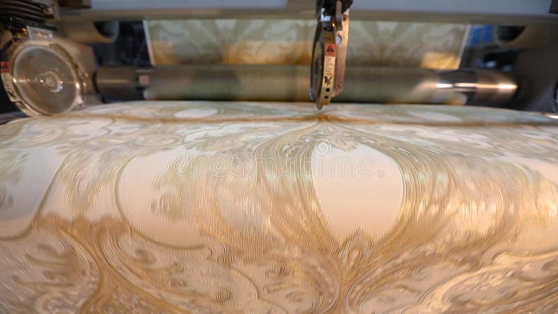 The Technological Process of Production of Wallpaper, Wallpaper ...
