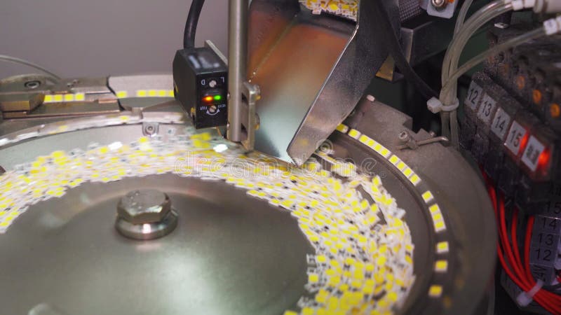 Technological Production of Modern Lighting Devices. Light Diodes are ...