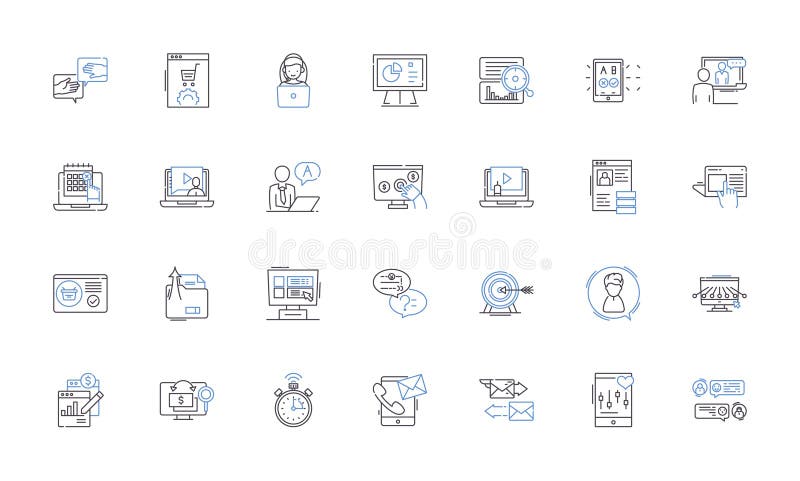Technological Resources Line Icons Collection. Innovation, Devices ... Technological Resources Line Icons Collection. Innovation, Devices ...