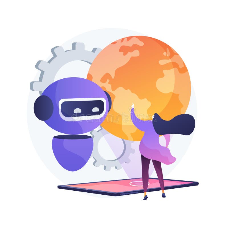 Technological Singularity Abstract Concept Vector Illustration Stock ...