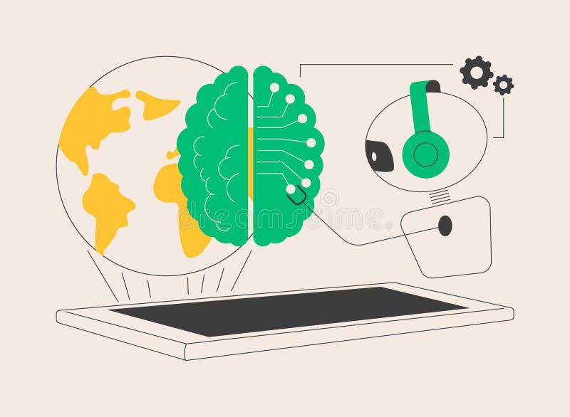 Technological Singularity Abstract Concept Vector Illustration. Stock Vector - Illustration of ...