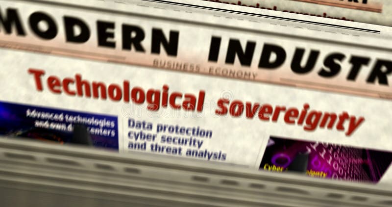 Technological Sovereignty Digital Technology Newspaper Printing Press ...