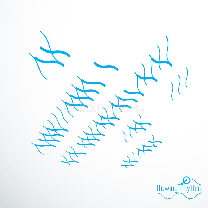 Technological Vector Wallpaper Made with Abstract Lines. Modern Stock ...