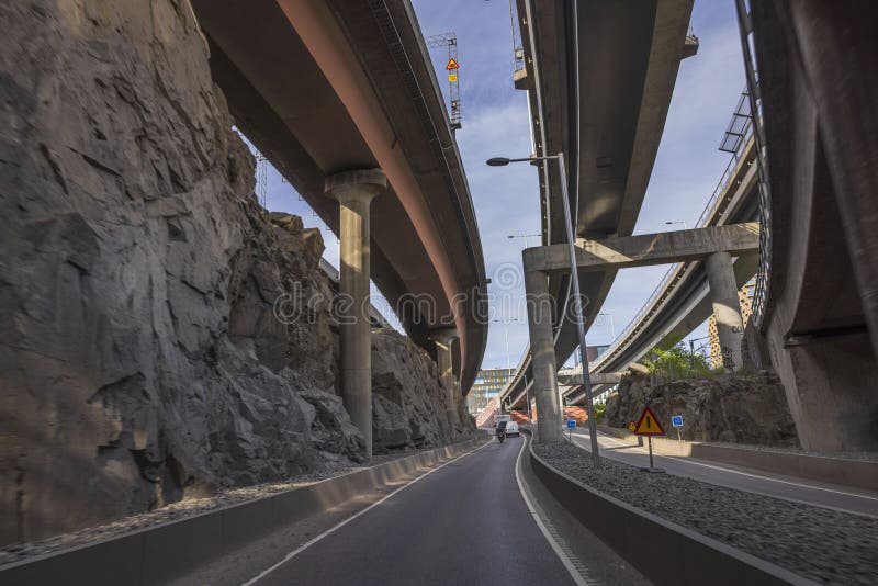 Technological View of Road Under Bridge Structures. Concept of Modern ...