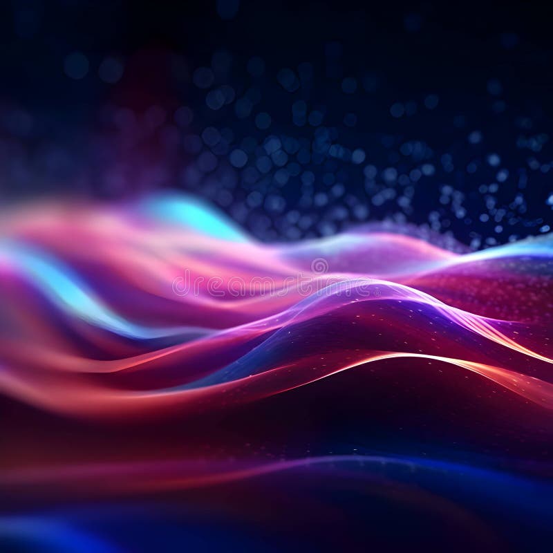 Technological Wave Background 3d Modern Tech As Abstract Background ...