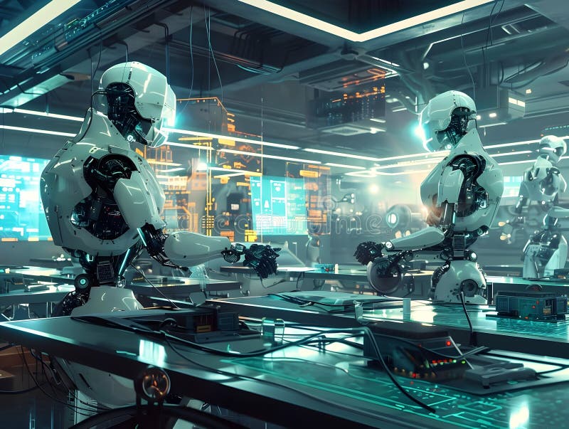 Technologically Advanced Cybernetic Engineers Tinker with Bionic ...