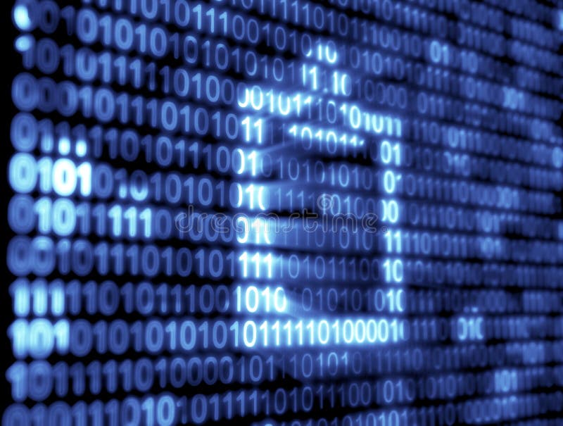 Technologie De Code Binaire Illustration Stock - Illustration du ...