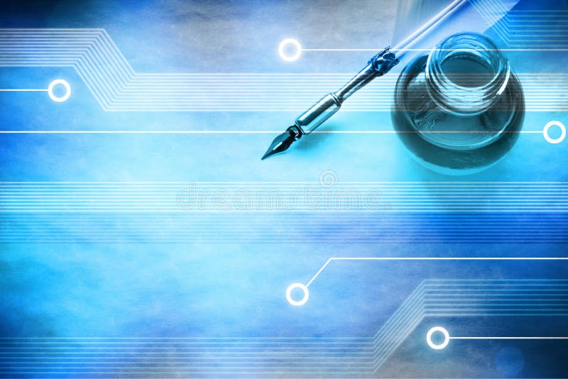 Technologie-Stromkreis-Hintergrund Stockfoto - Bild von idee, antike ...