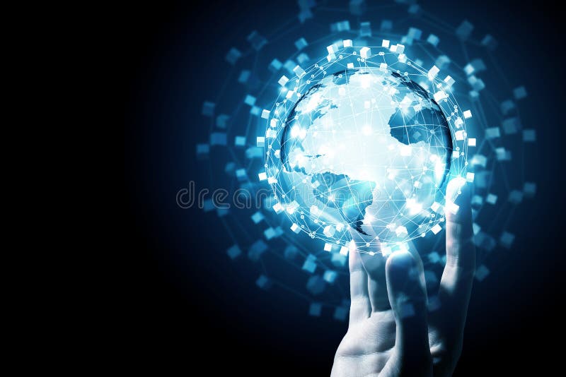 Technologies Connecting the World Stock Photo - Image of light, modern ...