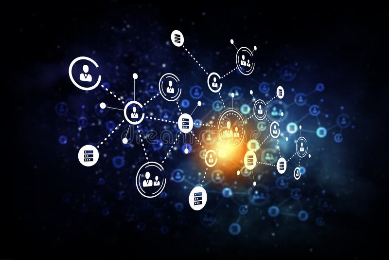 Technologies for Connection Stock Illustration - Illustration of ...