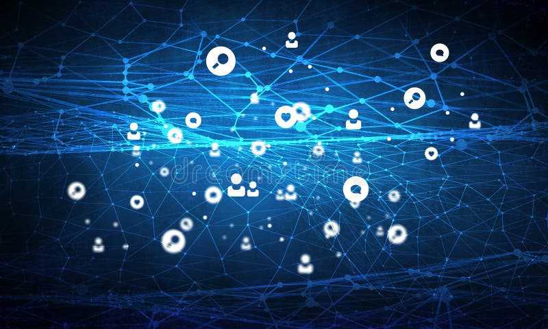 Technologies for Connection Stock Illustration - Illustration of modern ...