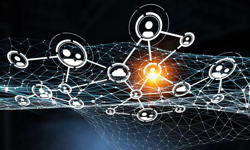 Technologies for Connection Stock Illustration - Illustration of ...