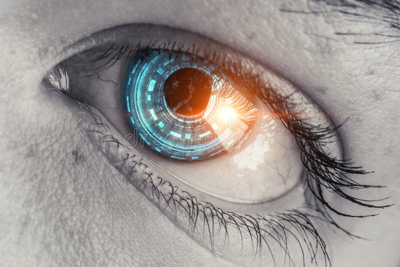 Technologies for Identification Stock Photo - Image of security ...