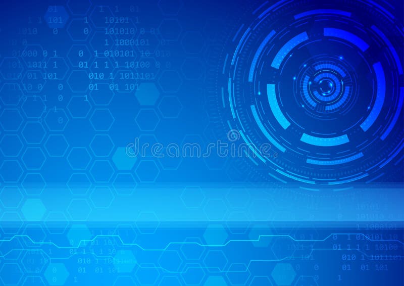 Technologisch Oog - Abstractie Vector Illustratie - Illustration of ...