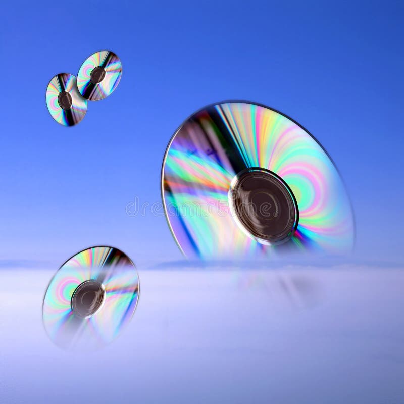 CD s stock photo. Image of rainbow, blue, skies, music, backup - 55068