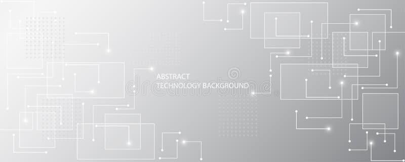 Gray White Background Image, Technology Background Design and ...