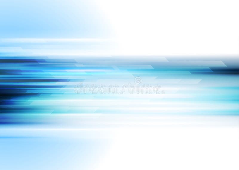 Technology Abstract Background with Bright Blue Glossy Stripes Stock ...