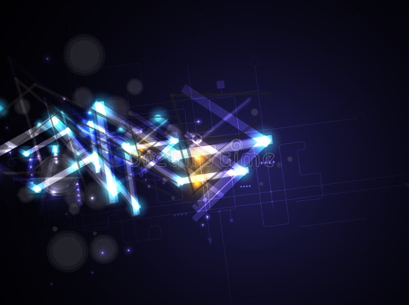 Technology Abstract Background Collection for Business Solution Ideas ...