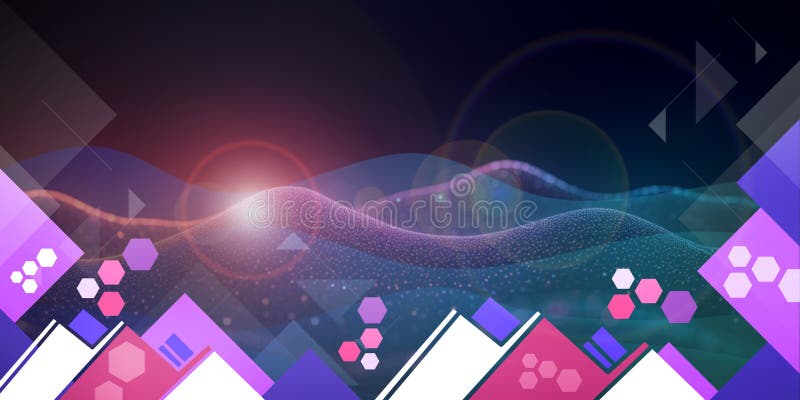 Technology Abstract Background. Future Innovation Concepts and Learning ...