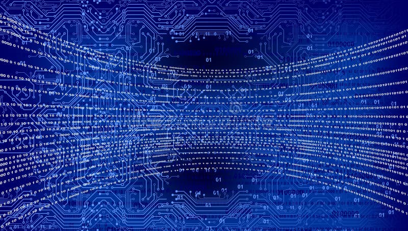Abstract Technology Background Computer Binary Code Matrix Programming Coding Hacker Concept